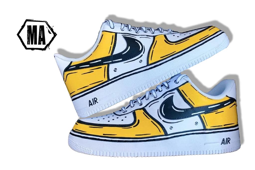 Cartoon custom shoes - choose colours - MAD ALICE CUSTOM KICKS