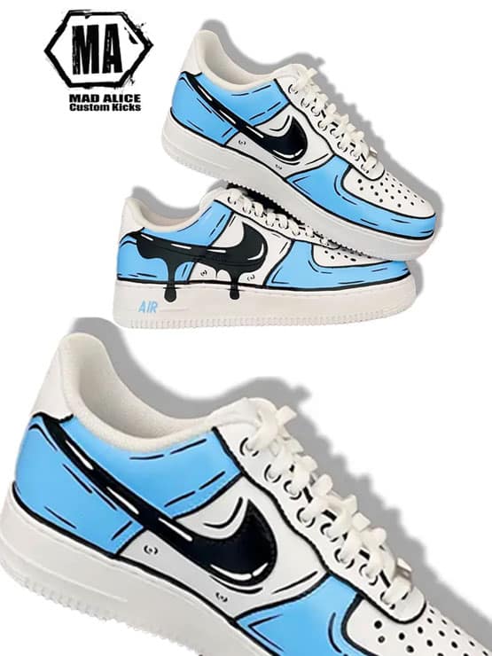 Cartoon custom shoes - choose colours - MAD ALICE CUSTOM KICKS