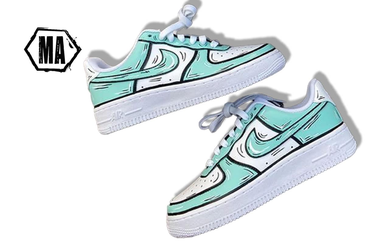 Cartoon custom shoes - choose colours - MAD ALICE CUSTOM KICKS